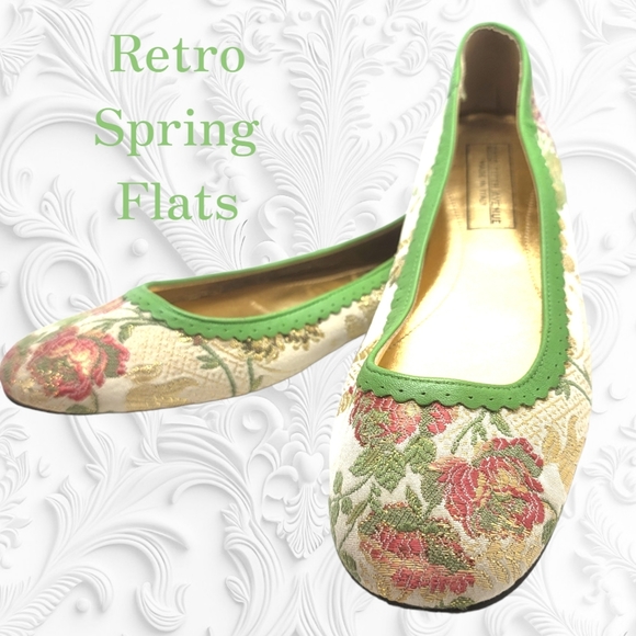 Saks Fifth Avenue | Shoes | Vintage Saks Of Fifth Avenue Spring Floral ...